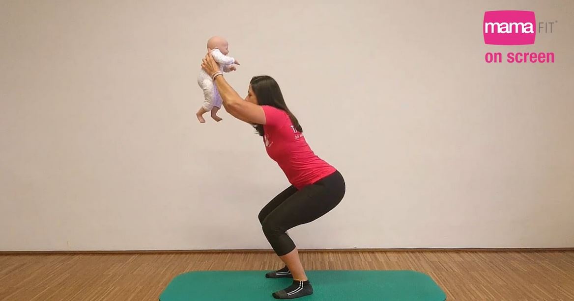 Mama- Baby- Workout - mamaFIT on screen